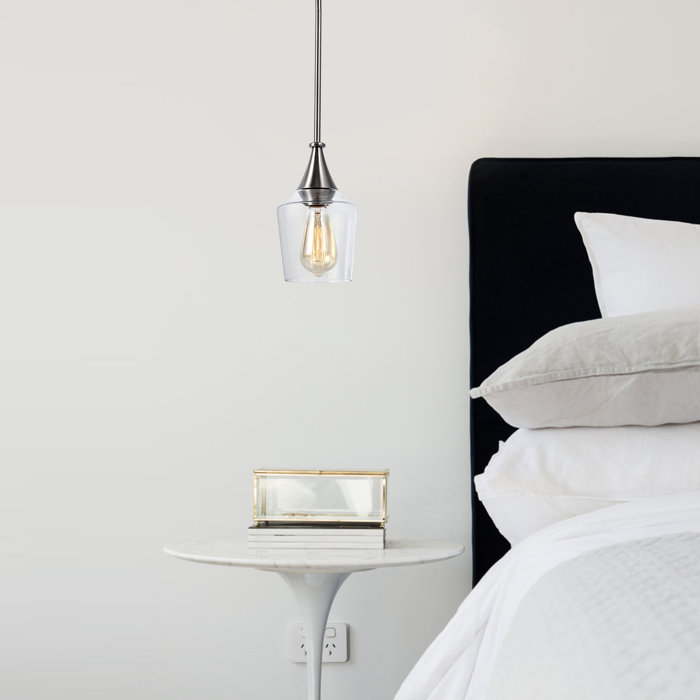 Ebern Designs Baldon 1 - Light Bell Pendant | Wayfair